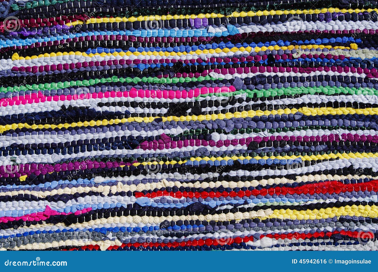 Carpet of colored rags stock photo. Image of reuse, recycling - 45942616