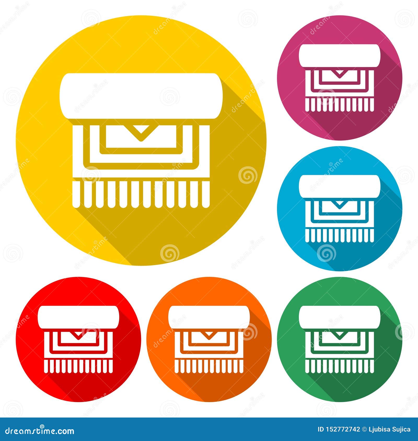 Carpet icon - Illustration stock vector. Illustration of installing ...