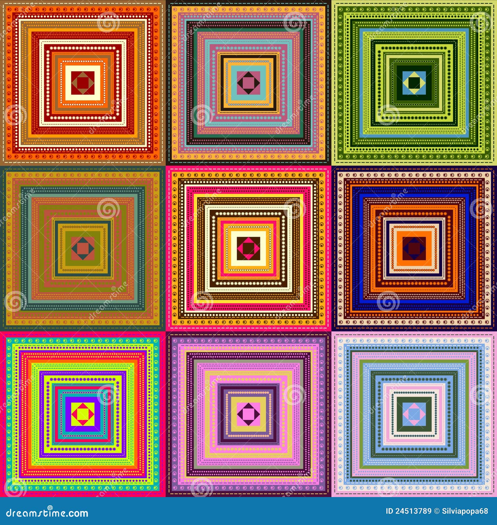 Carpet - pattern colored stock vector. Illustration of decoration ...