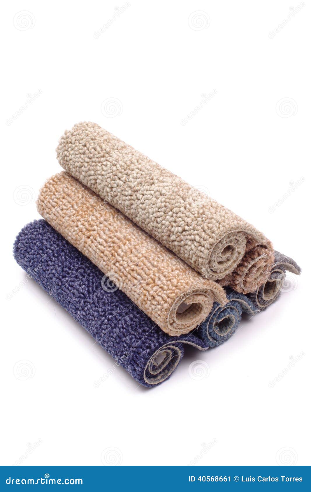 Carpet rolls colorful stock image. Image of white, display - 40568661