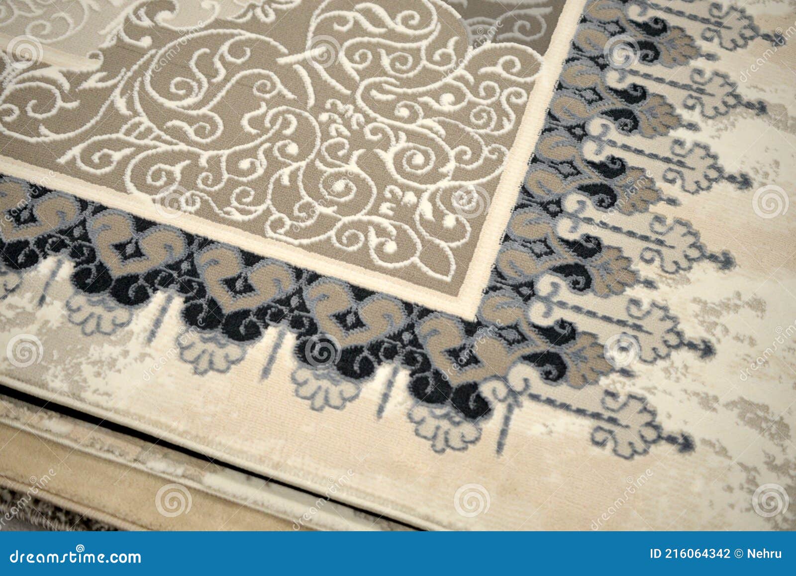 Carpet Rug Patterns Texture Design Sale Display Stock Photo - Image of ...