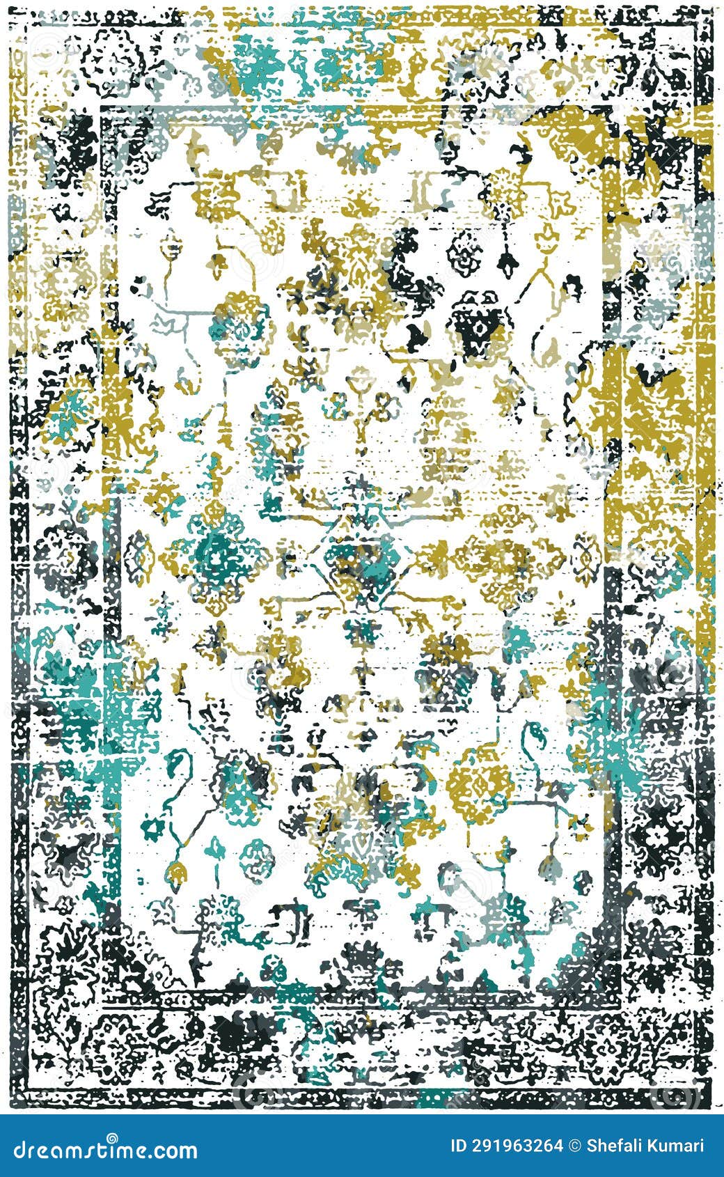 Carpet and Rugs Textile Design with Grunge and Distressed Texture ...