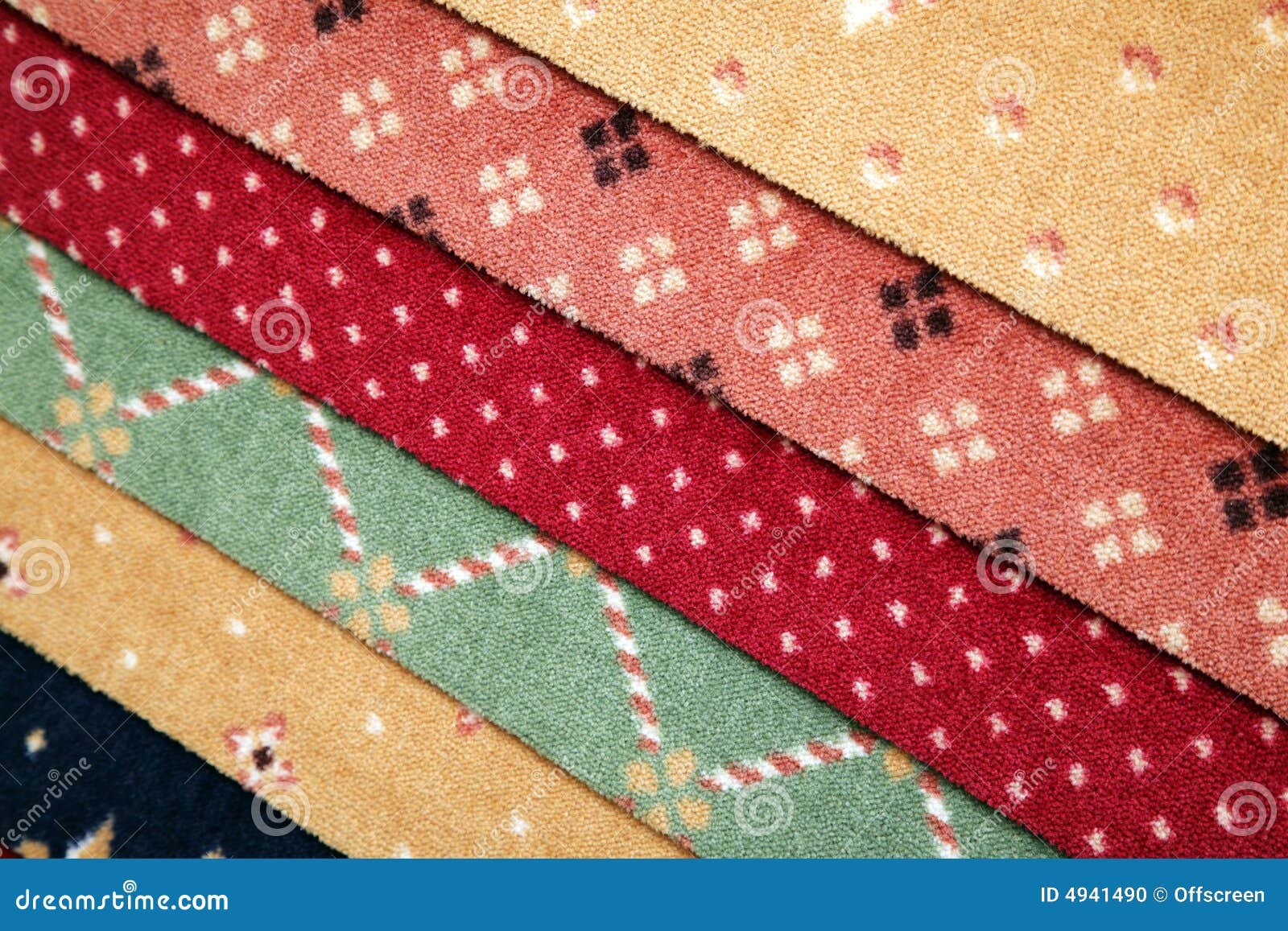 Carpet samples stock photo. Image of examples, display - 4941490