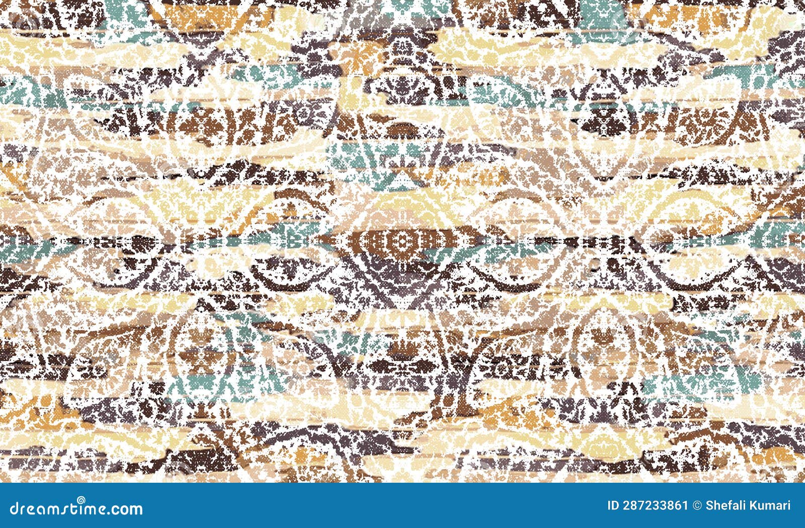 Carpet Textile Design with Grunge and Distressed Texture Repeat Pattern ...