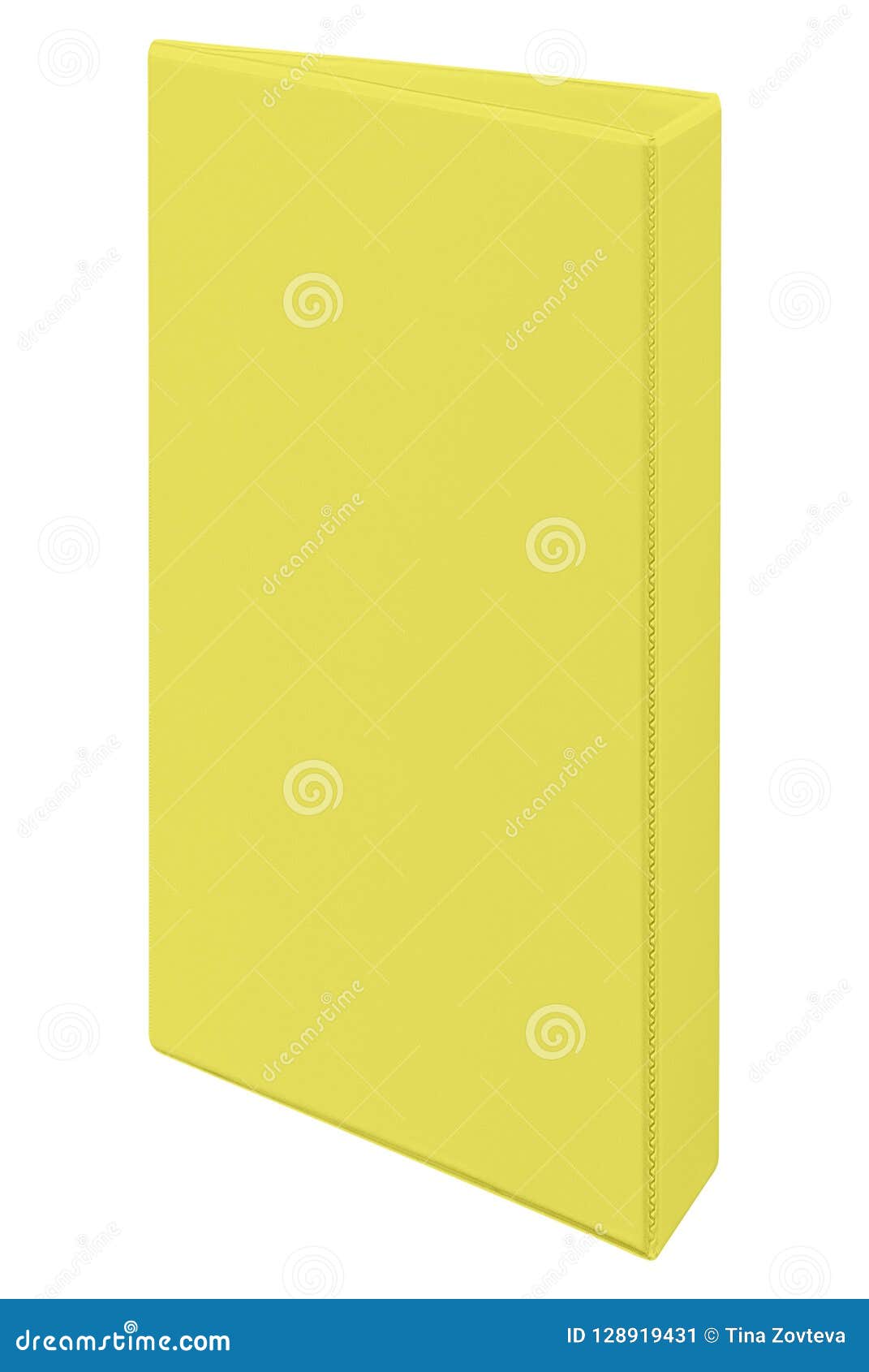 Carpeta amarilla aislada imagen de archivo. Imagen de papel - 128919431