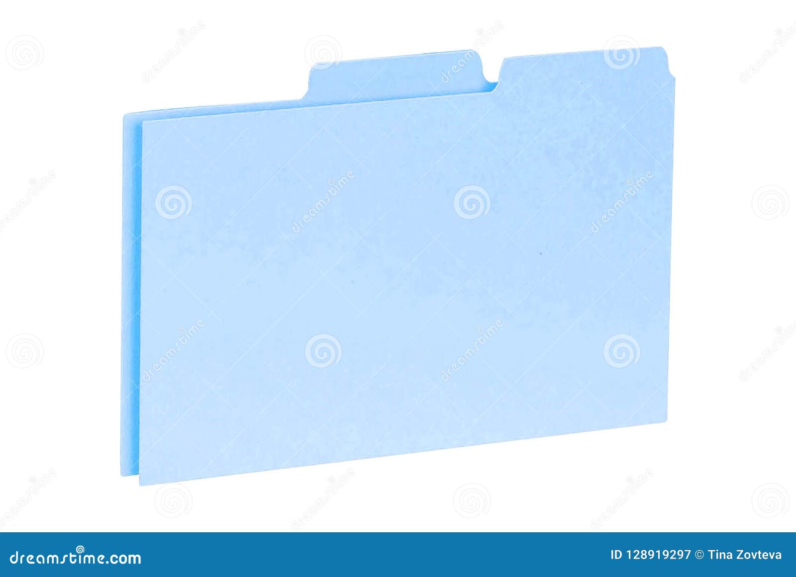 Carpeta Azul Aislada En Blanco Imagen de archivo - Imagen de ...