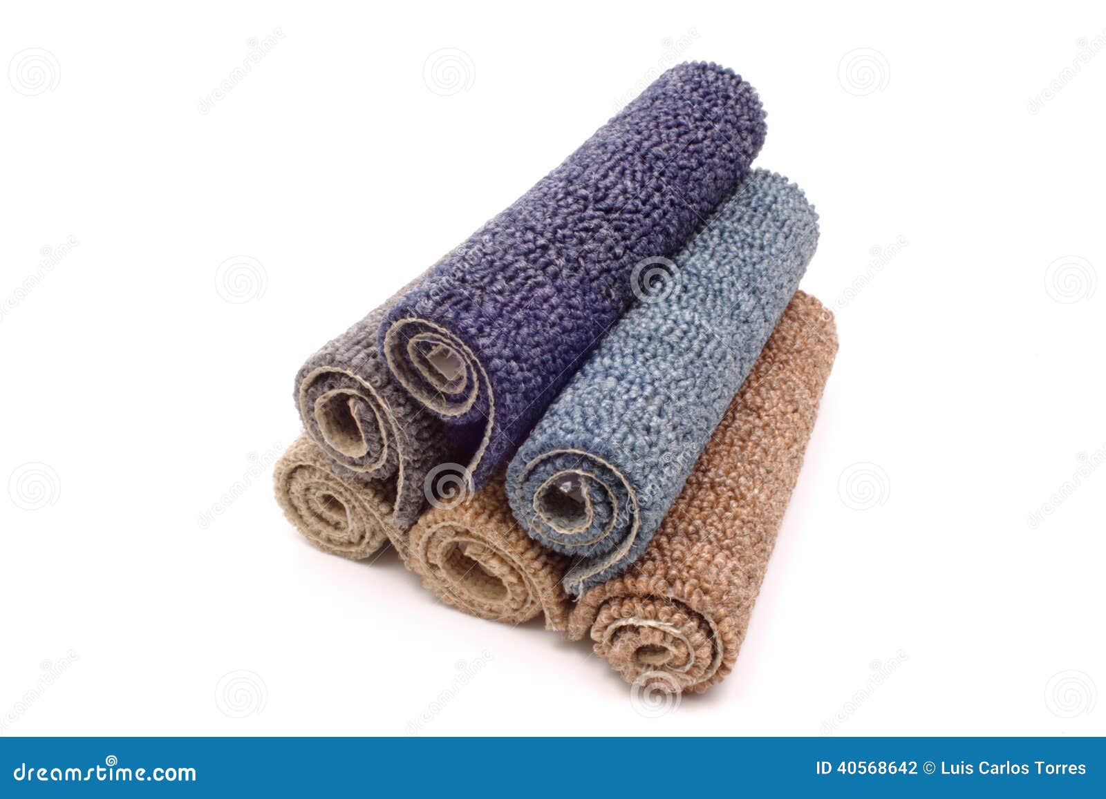 Carpets in a pile stock photo. Image of decorate, carpet - 40568642