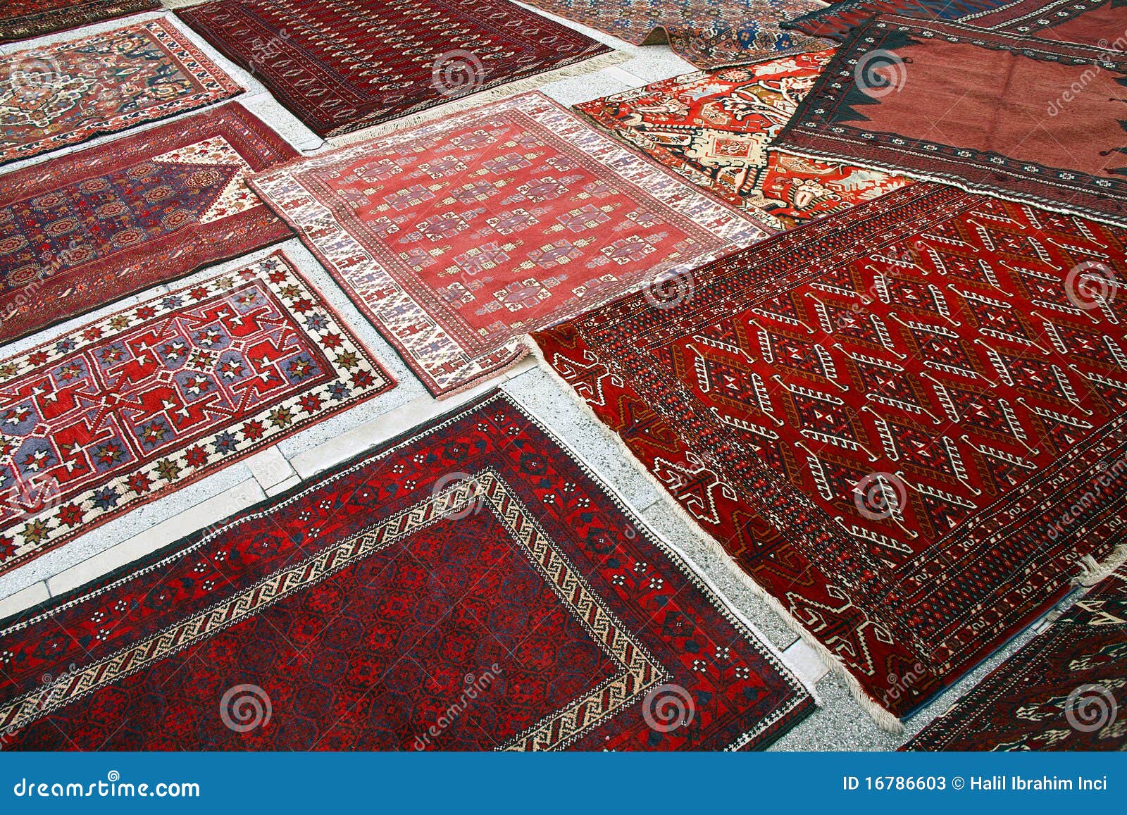 Carpets on street stock image. Image of hand, bosphorus - 16786603