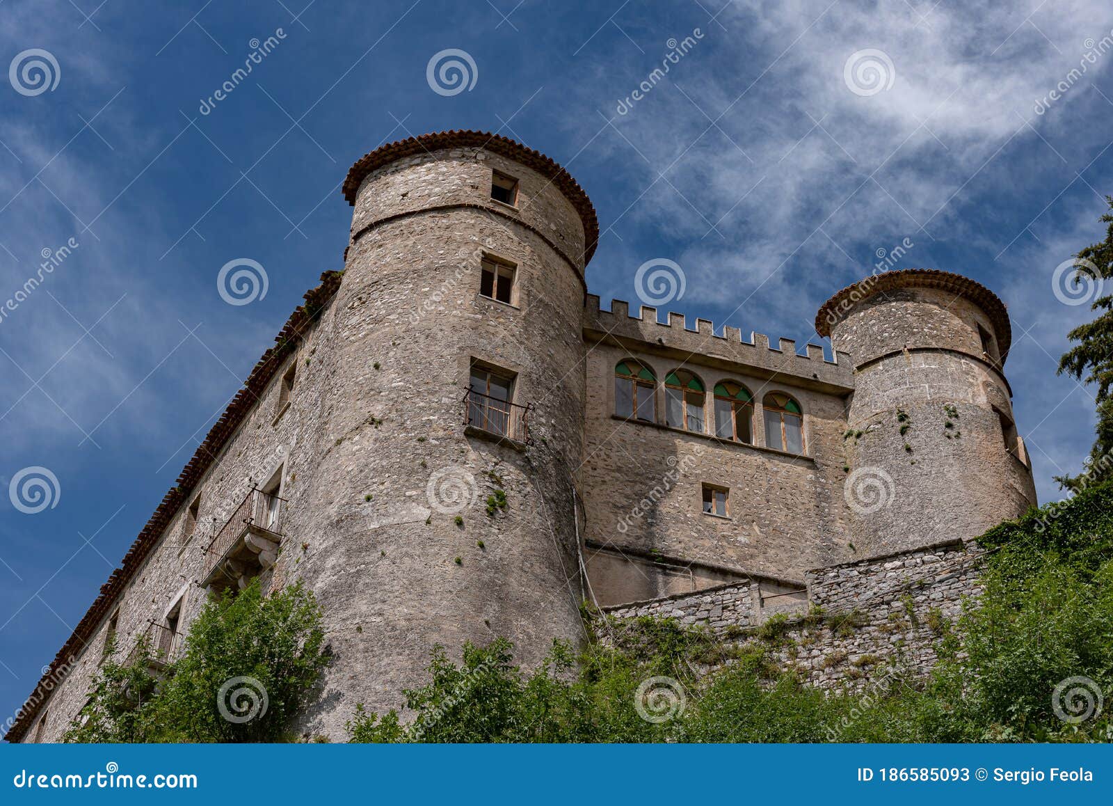 Carpinone, Molise, Isernia. the Medieval Castle Stock Image - Image of ...