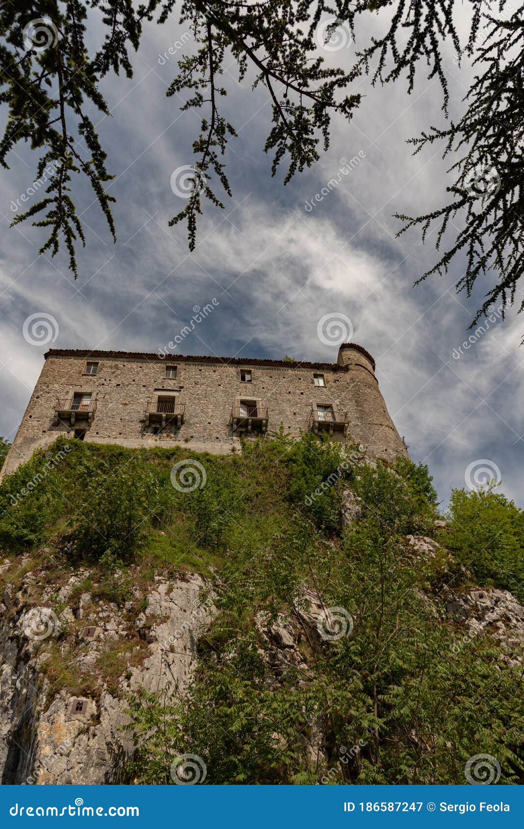 Carpinone, Molise, Isernia. the Medieval Castle Stock Image - Image of ...