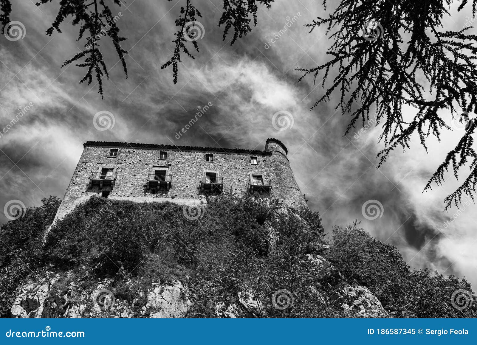 Carpinone, Molise, Isernia. the Medieval Castle Stock Image - Image of ...