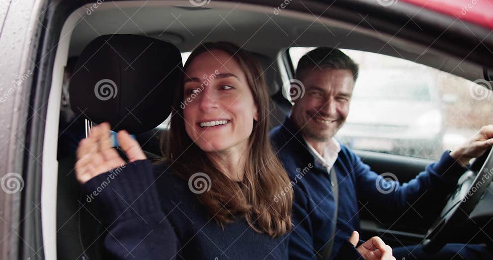 Carpool Ride Share Car Service App Stock Image - Image of diverse ...