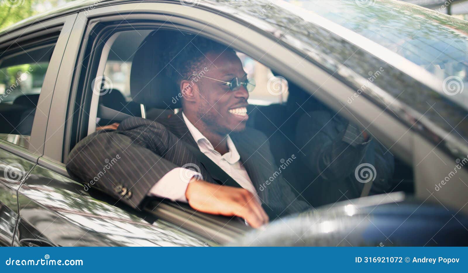 Carpool Ride Sharing. African People Stock Photo - Image of ride ...