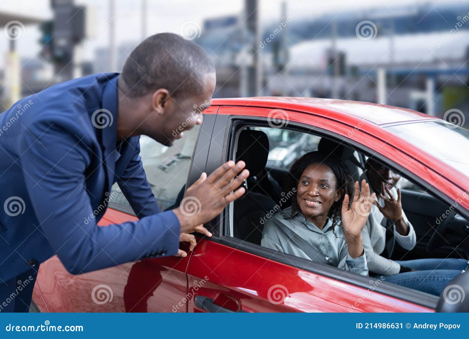 Carpool Ride Sharing. African People Stock Image - Image of mature ...