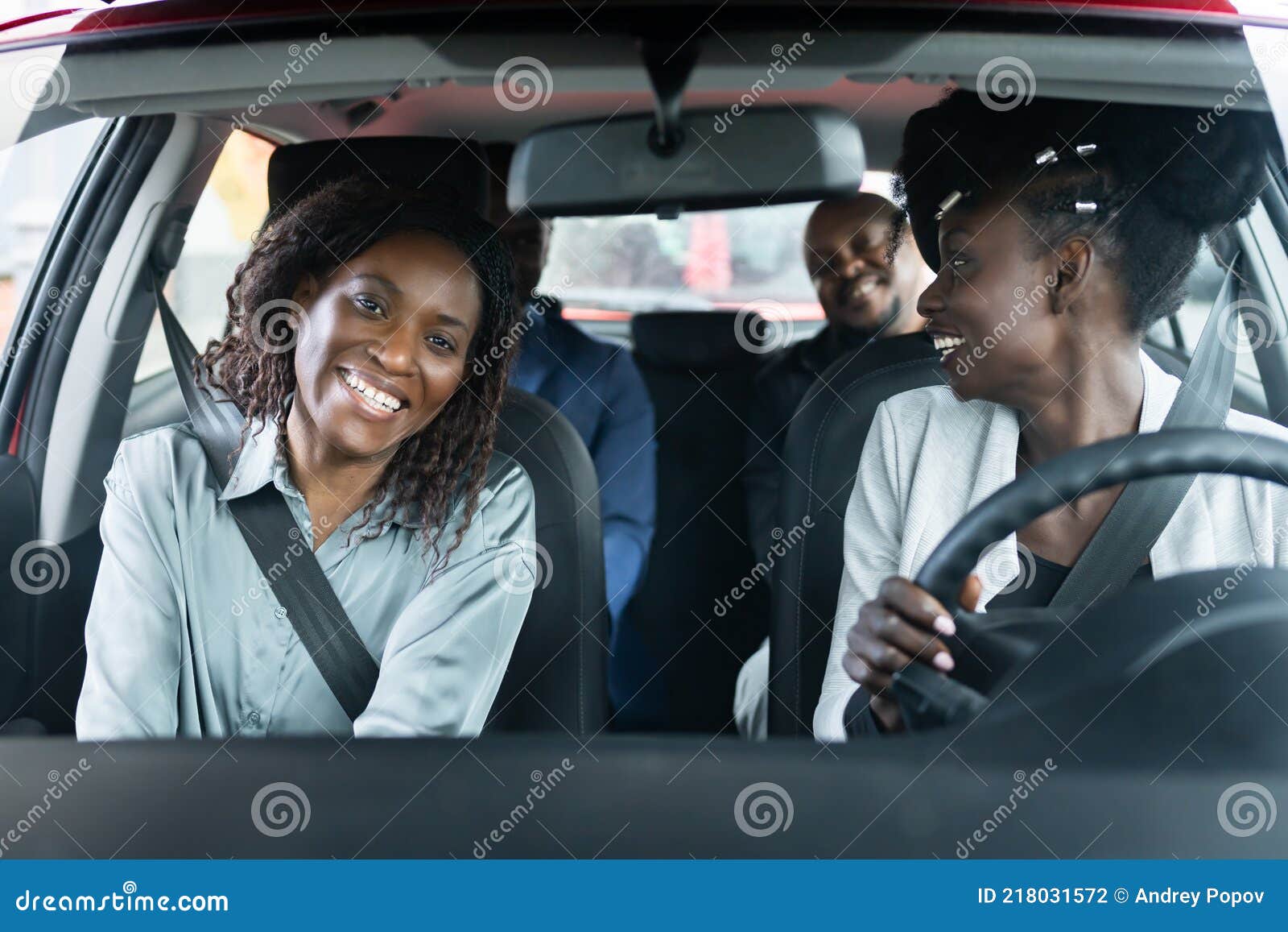 Carpool Ride Sharing. African People Stock Photo - Image of beauty ...