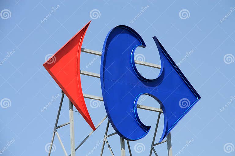 Carrefour editorial stock photo. Image of business, food - 20901333