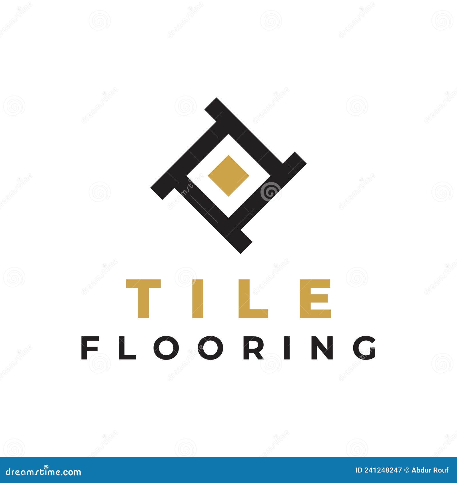 Carrelage Sol En Pierre Logo Design Illustration de Vecteur ...