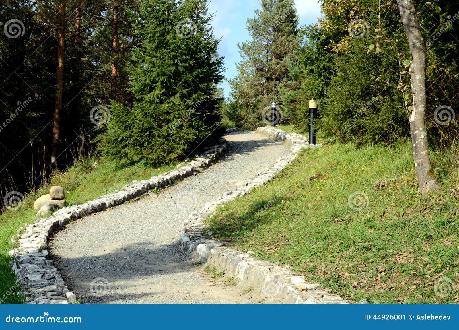 Carretera con curvas imagen de archivo. Imagen de piedra - 44926001