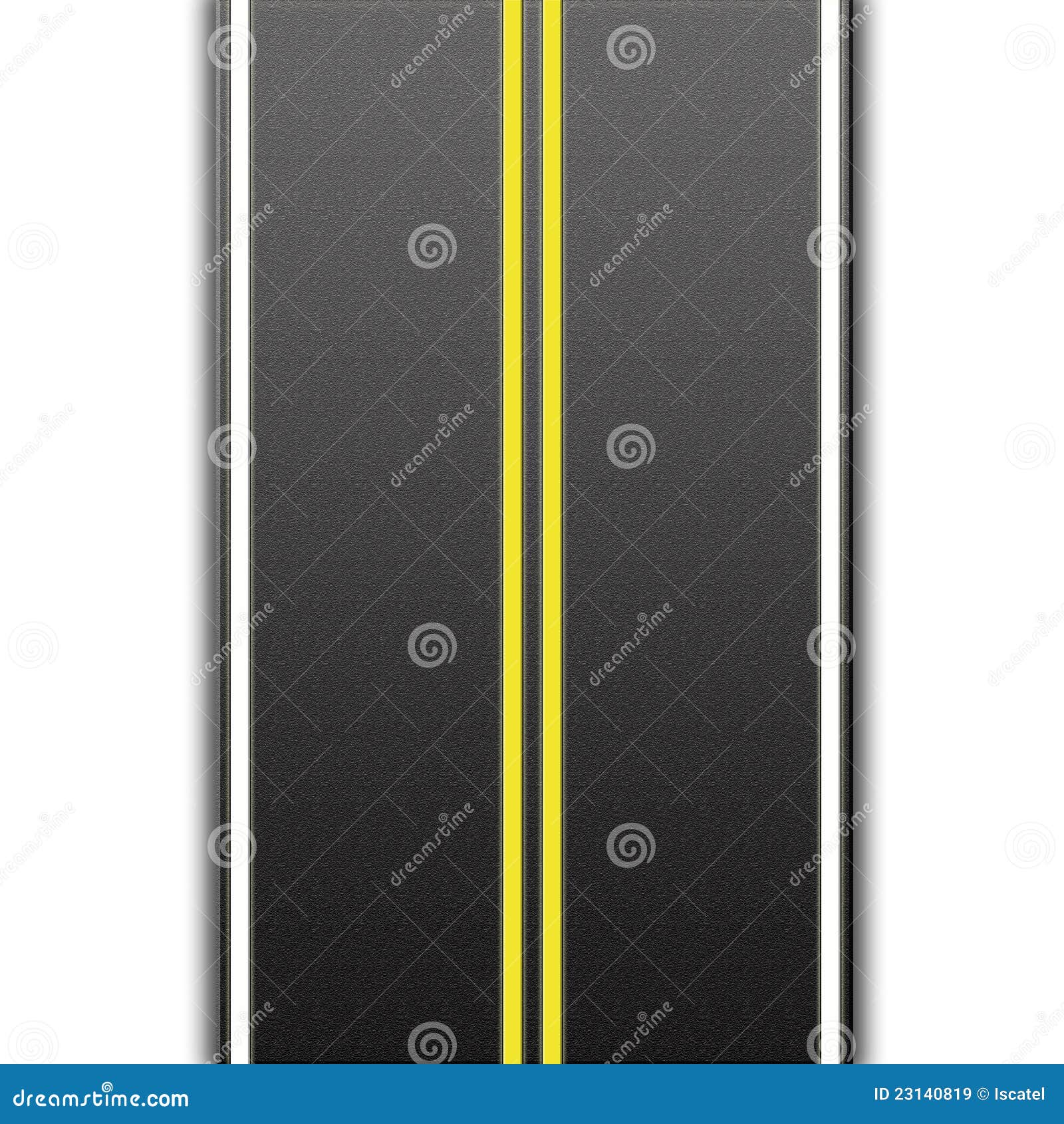 Carretera Con Las Marcas De Camino Stock de ilustración - Ilustración ...