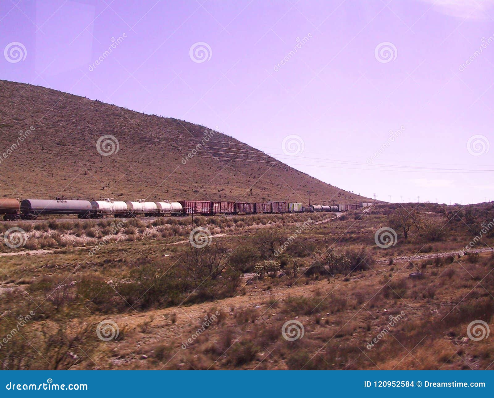 Carretera Saltillo - Zacatecas Foto de archivo - Imagen de salvaje ...