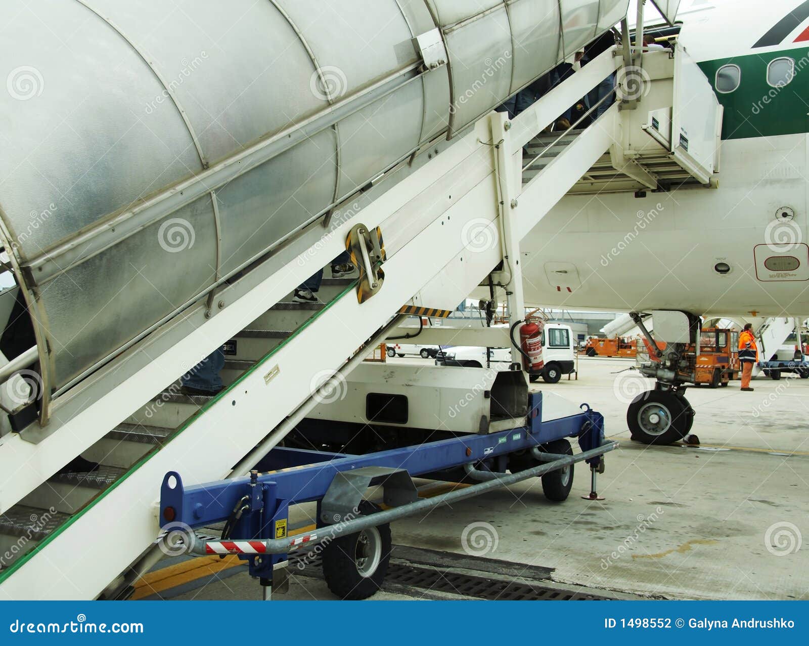 Carriage in aircraft stock photo. Image of gate, adventure - 1498552