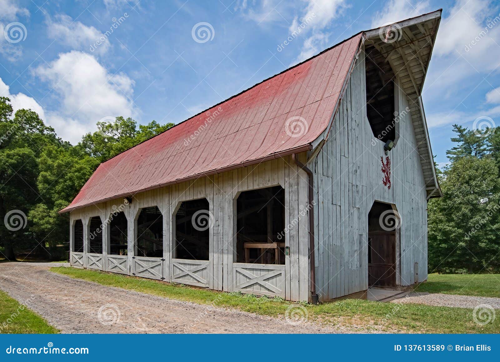 Carriage Barn at Biltmore stock image. Image of barn - 137613589