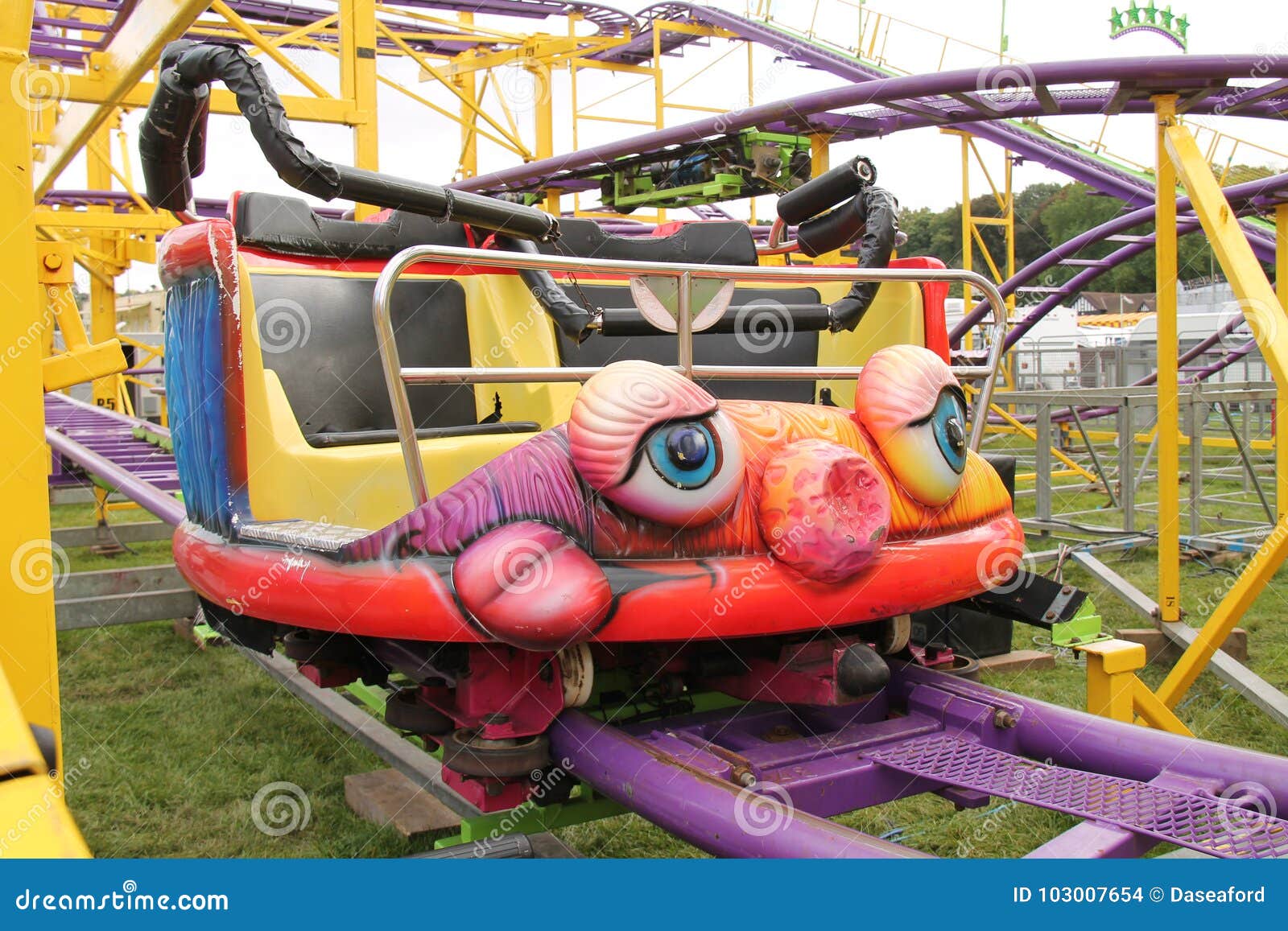 Fun Fair Ride. stock photo. Image of fast, amusement - 103007654