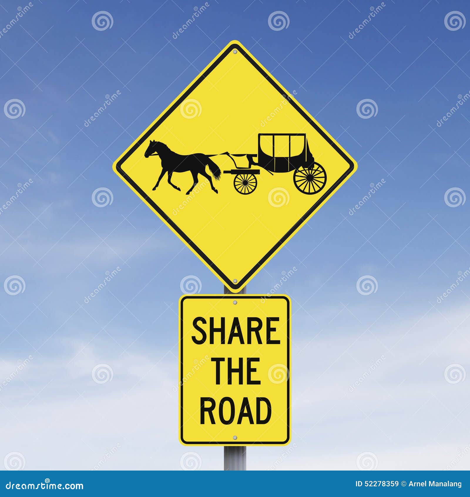 Carriage Road Ahead stock image. Image of blue, traffic - 52278359