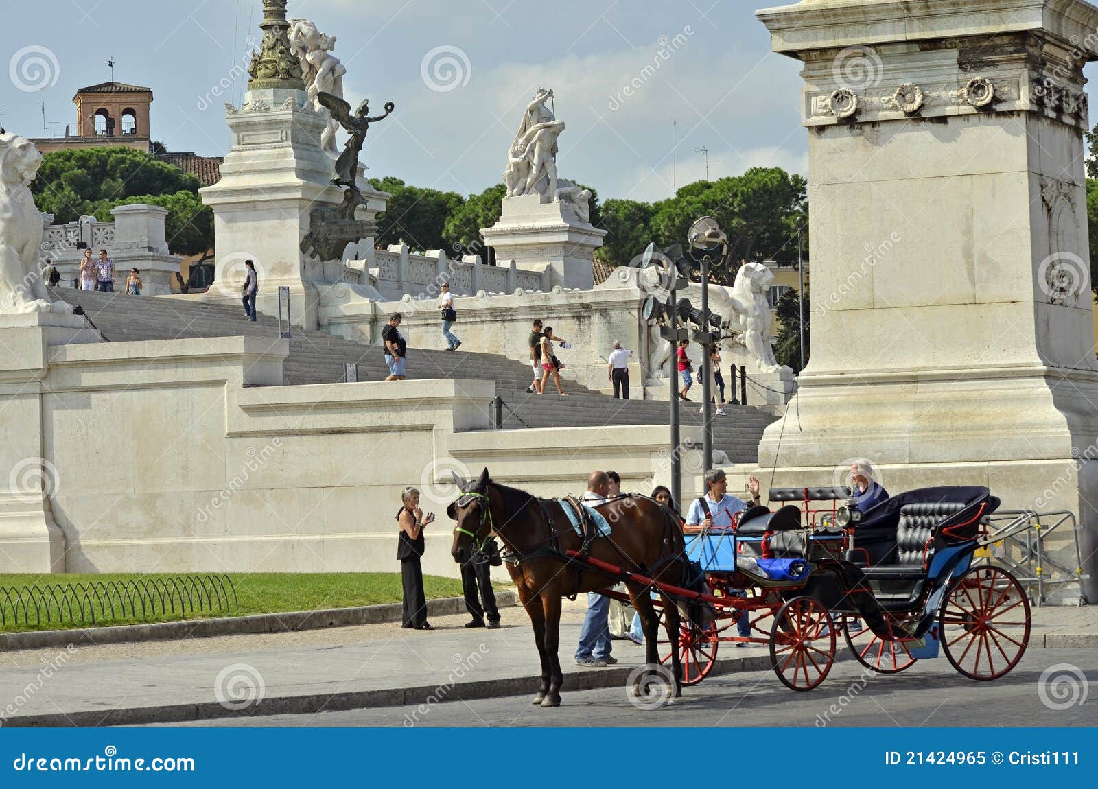 Carriage at Rome editorial image. Image of history, roma - 21424965