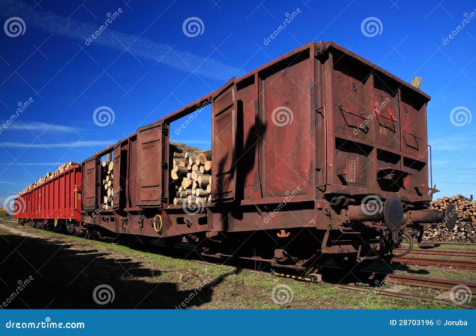 Carriage for timber stock photo. Image of timber, transportation - 28703196