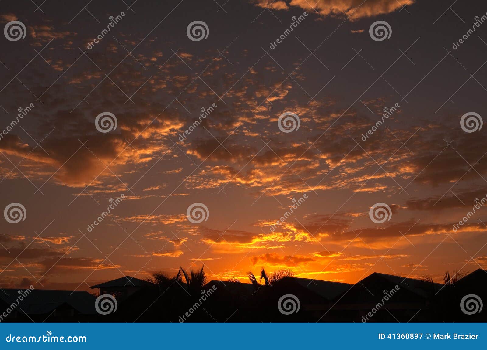 Carribean sunset stock image. Image of dawn, warm, sunrise - 41360897