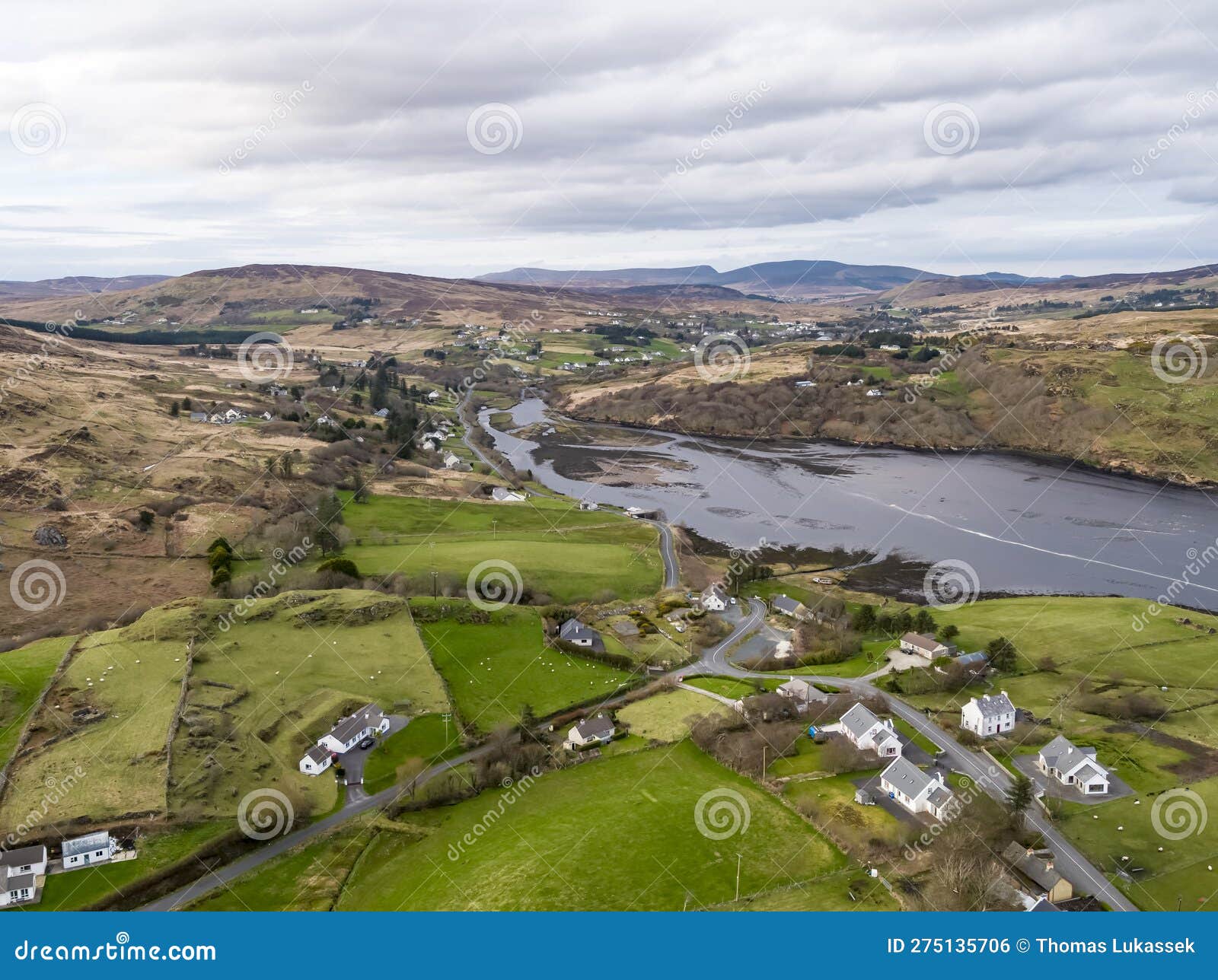 Carrick Seen from Teelin in County Donegal, Ireland Stock Photo - Image ...