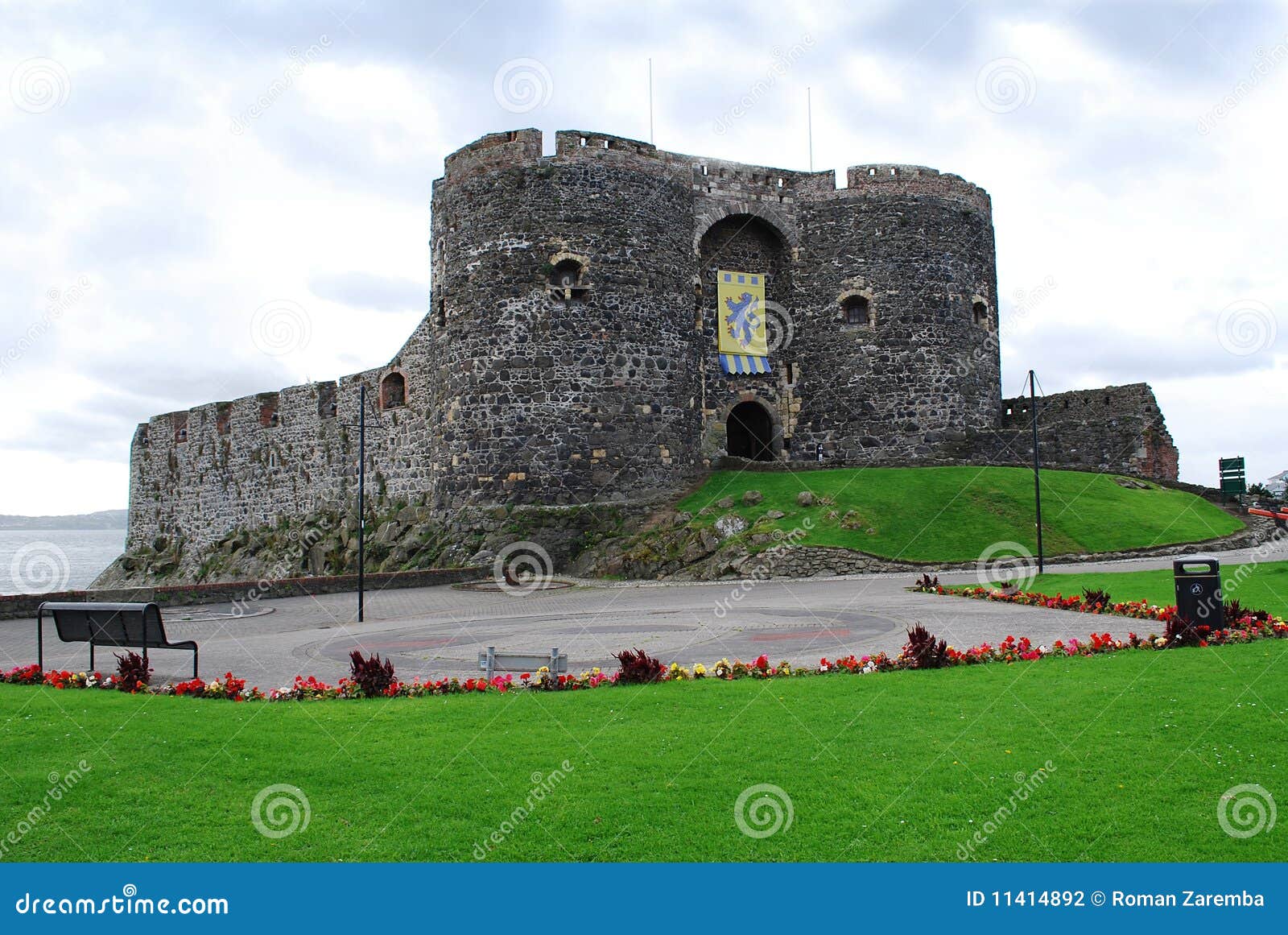 Carrickfergus Castle stock photo. Image of kingdom, historic - 11414892
