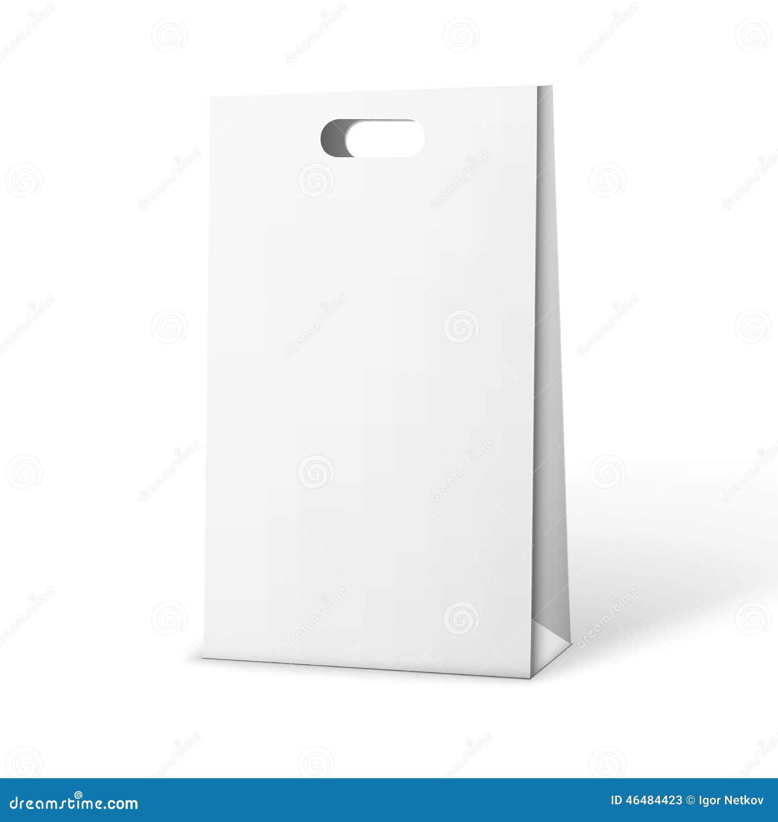 Carrier Paper Bag White stock vector. Illustration of fair - 46484423