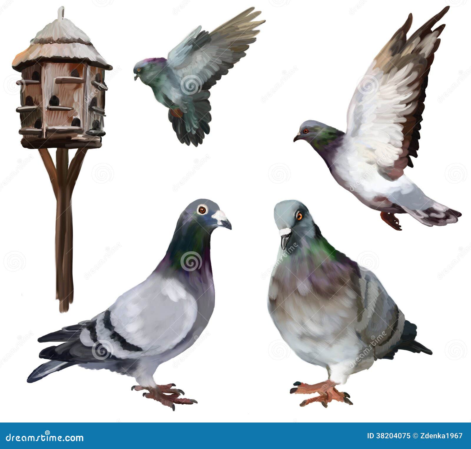 Carrier-pigeon Royalty Free Stock Photo - Image: 38204075
