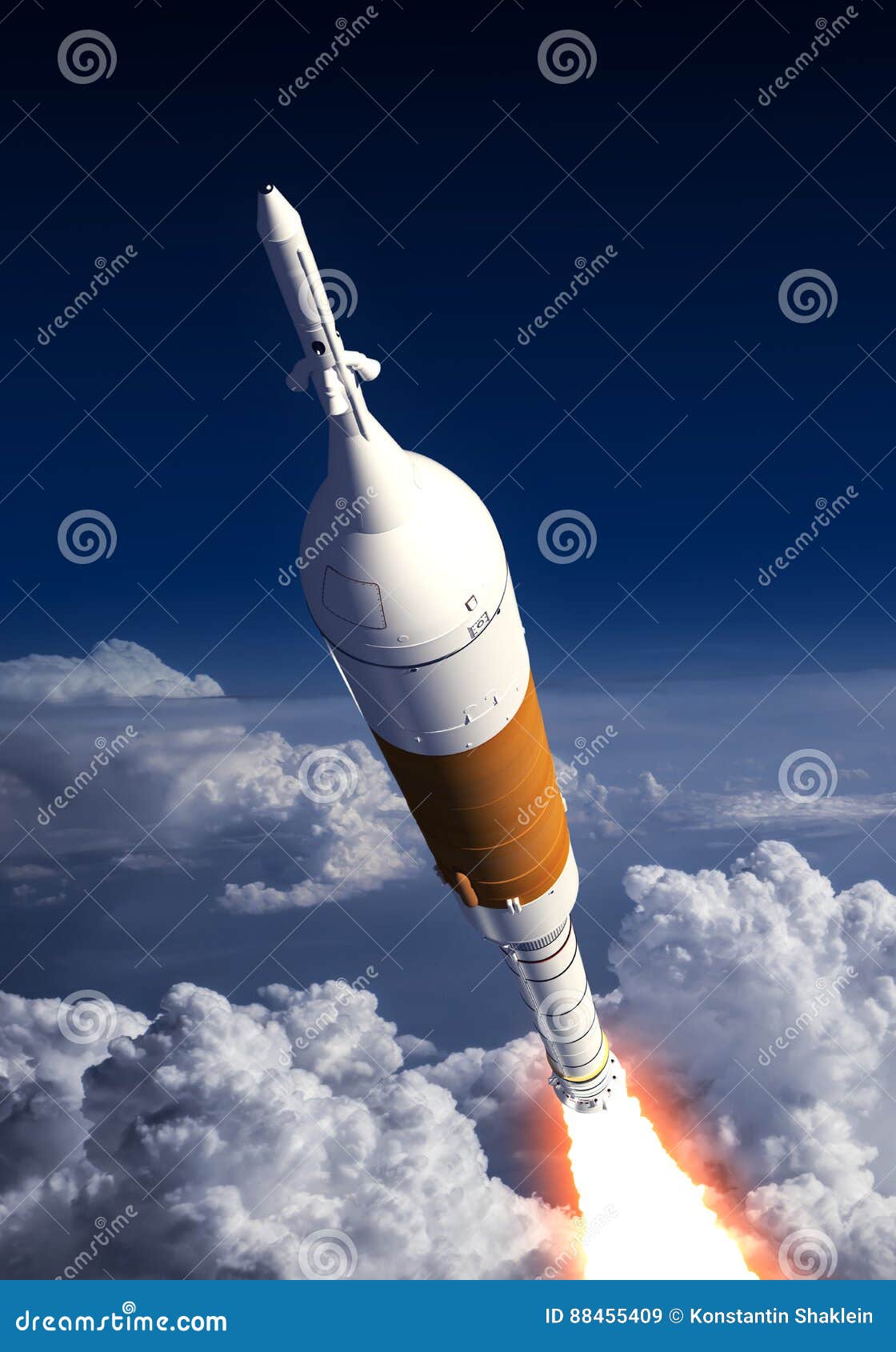 Carrier Rocket Soyuz-Cargo Royalty-Free Stock Photo | CartoonDealer.com ...