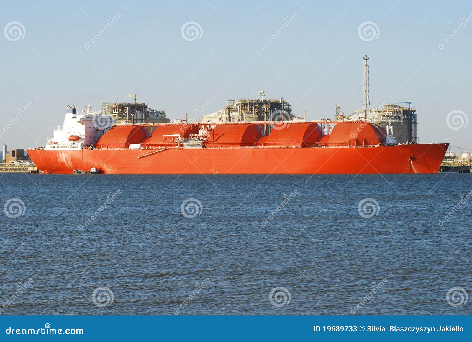 Carrier Ship, Factory in Spain Stock Image - Image of boat, containment ...