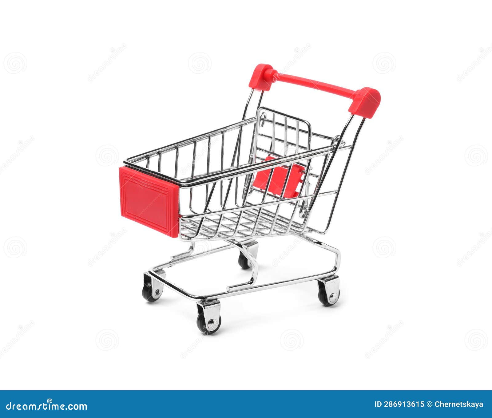 Carrinho De Compras Mini Metal Vazio, Isolado Em Branco Imagem de Stock - Imagem de moderno ...