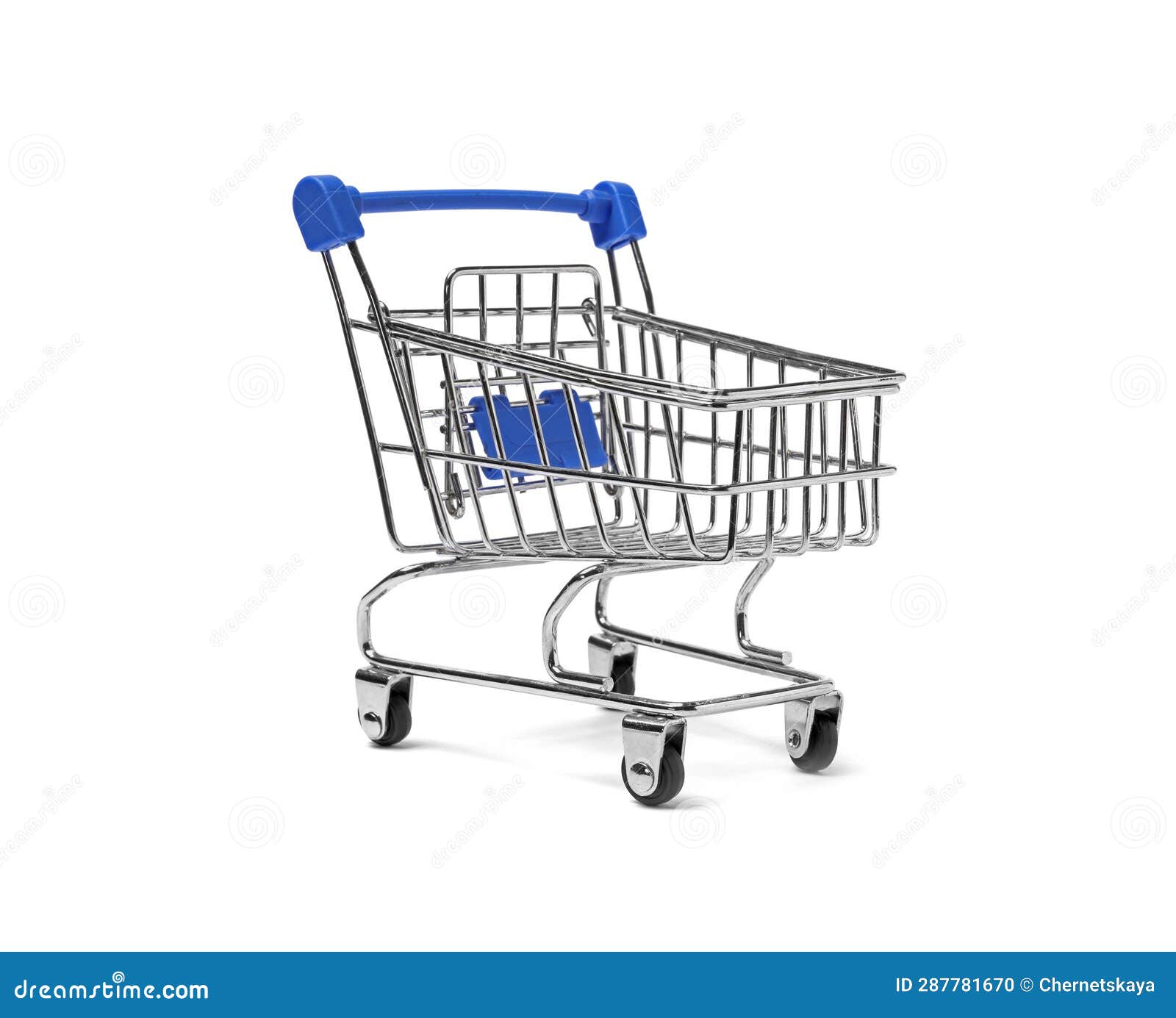 Carrinho De Compras Mini Metal Vazio, Isolado Em Branco Foto de Stock - Imagem de mini, varejo ...