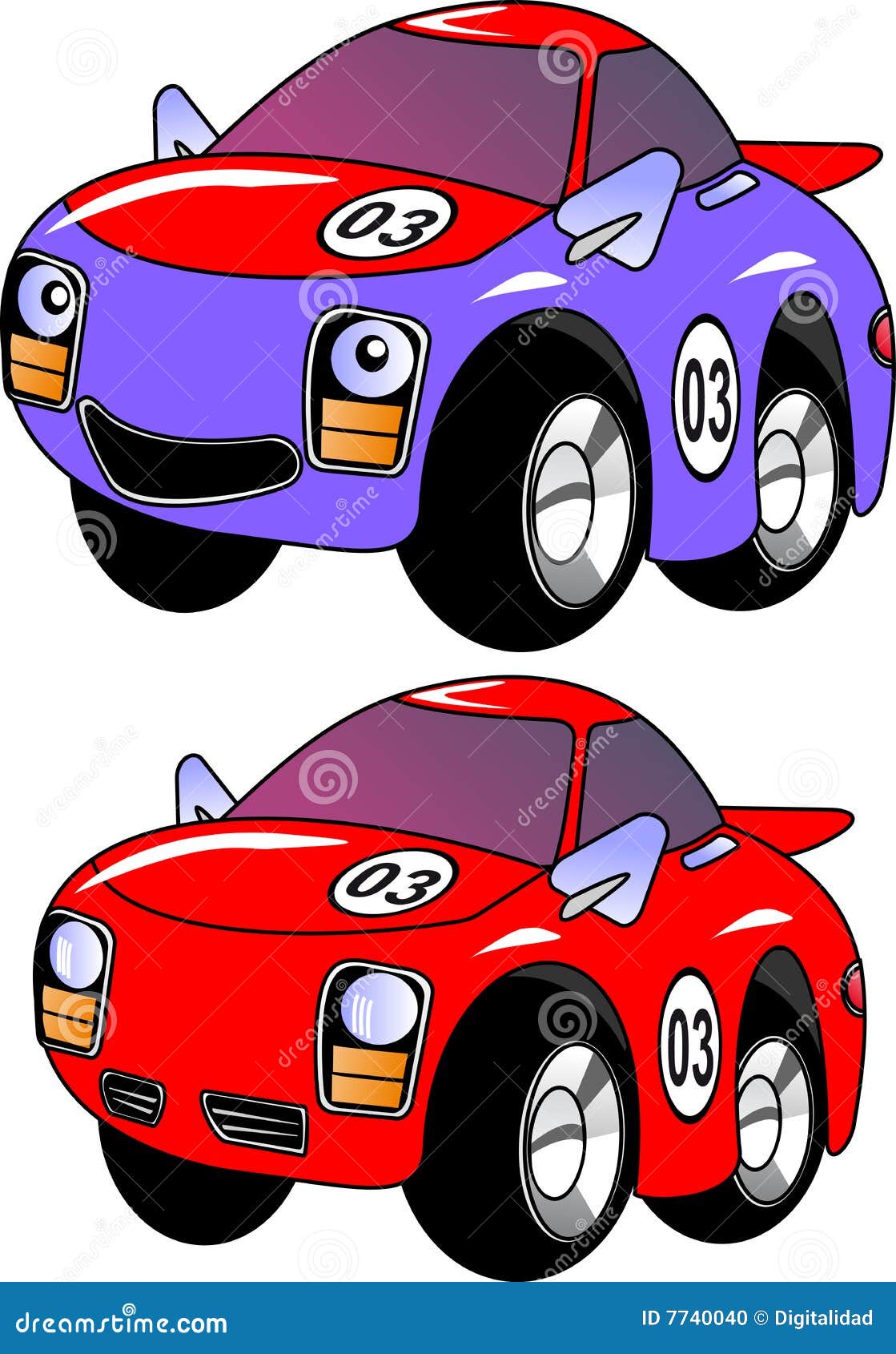 Carrito stock vector. Illustration of funny, lovely, face - 7740040