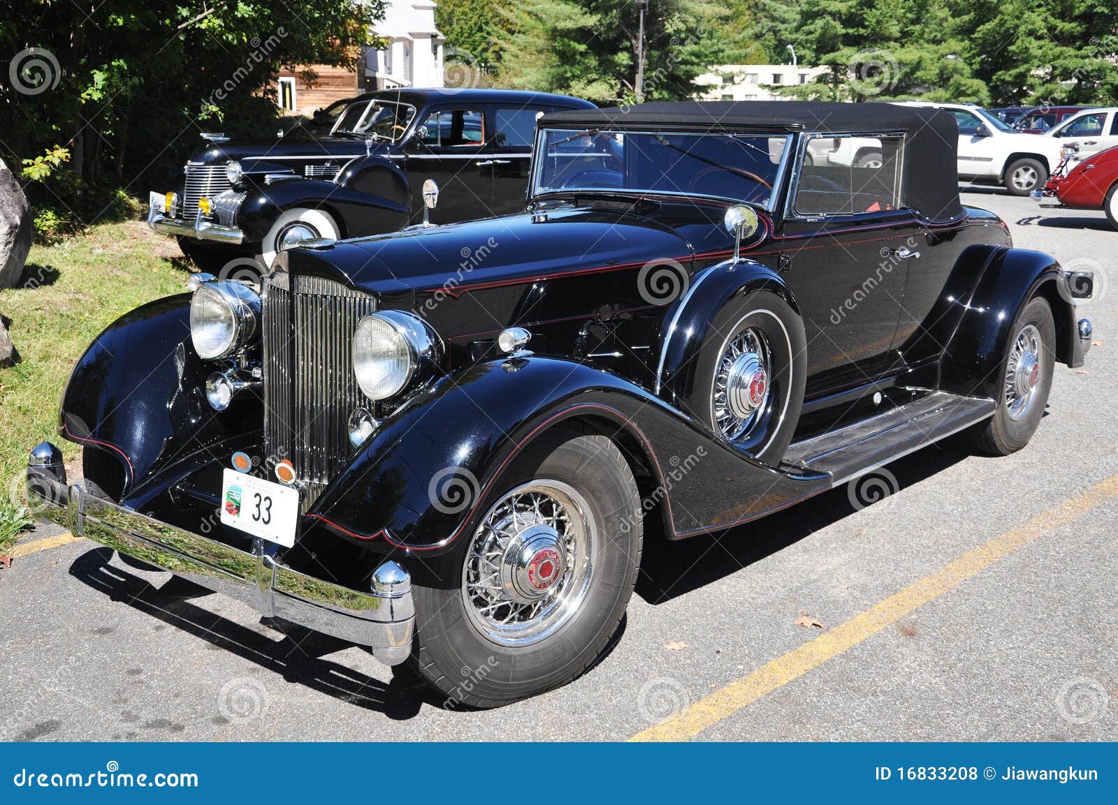 Carro 1934 Antigo Convertível De Packard 12 Foto de Stock Editorial ...
