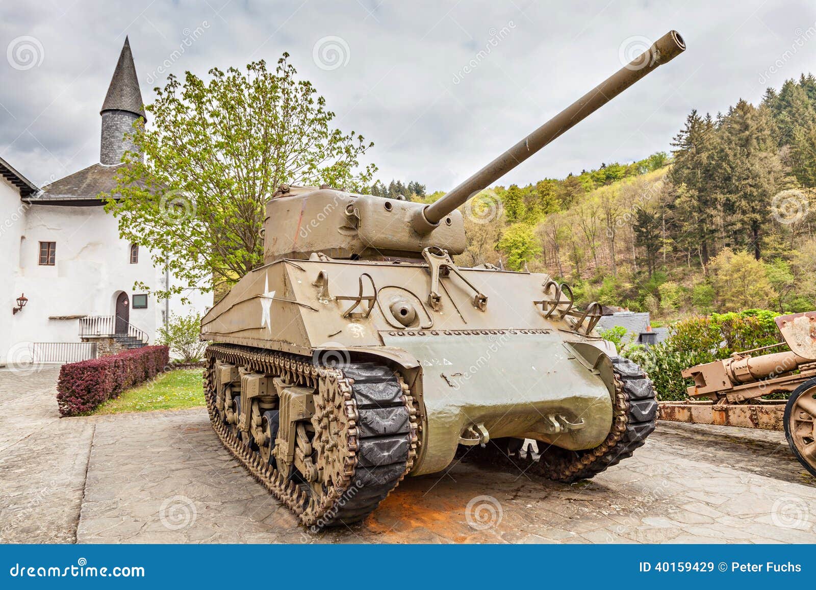 Carro armato di Sherman immagine stock. Immagine di torretta - 40159429