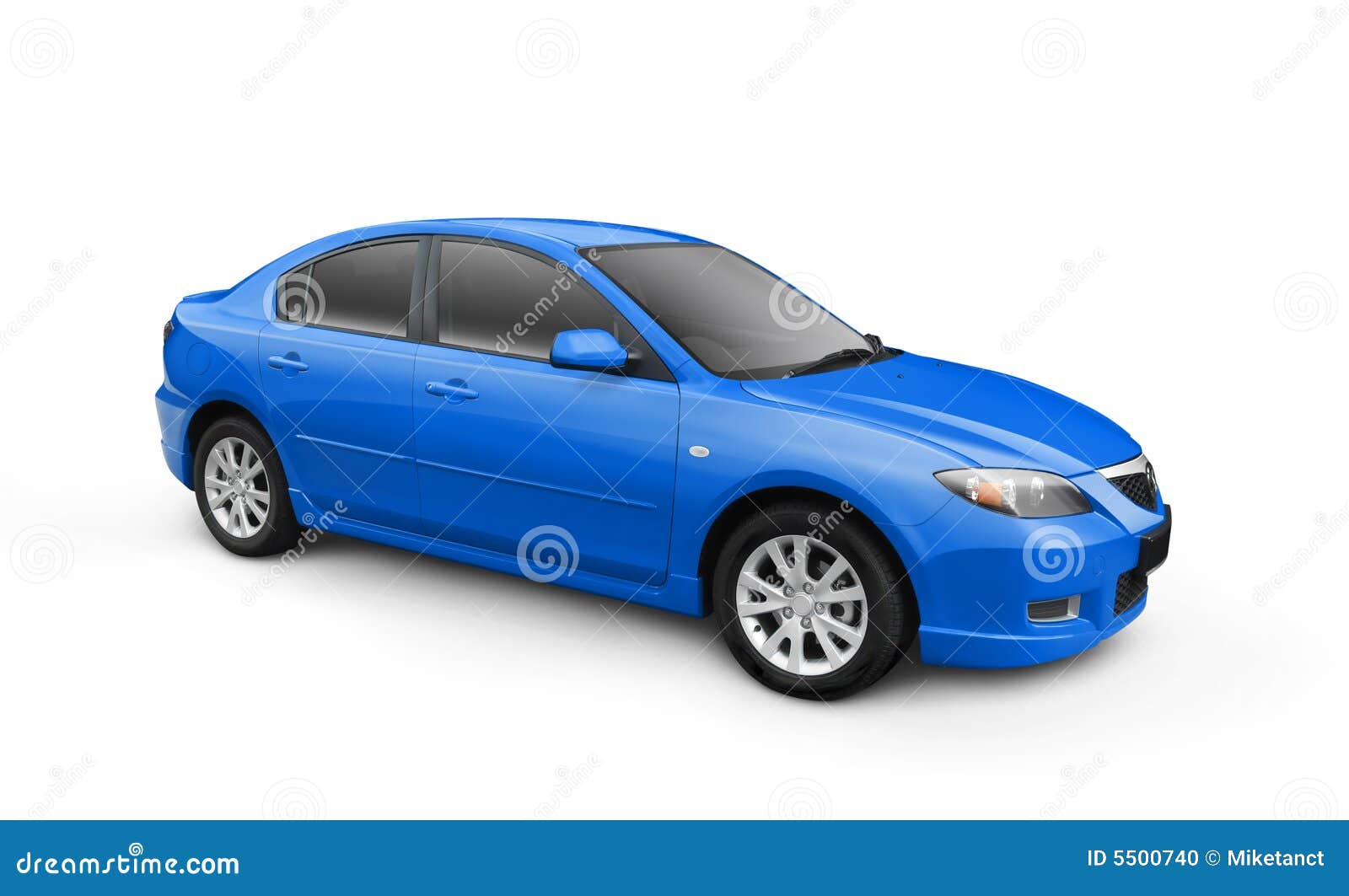 Carro azul ilustração stock. Ilustração de carro, azul - 5500740