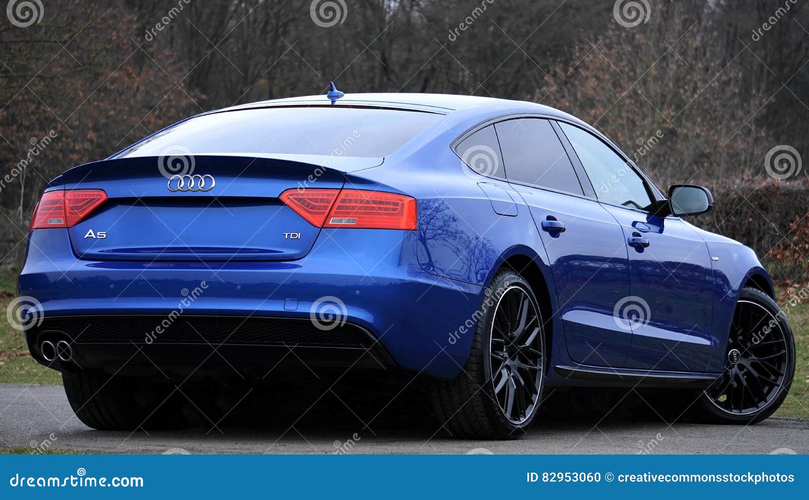 Carro De Esportes Azul De Audi Imagem. Imagem: 82953060