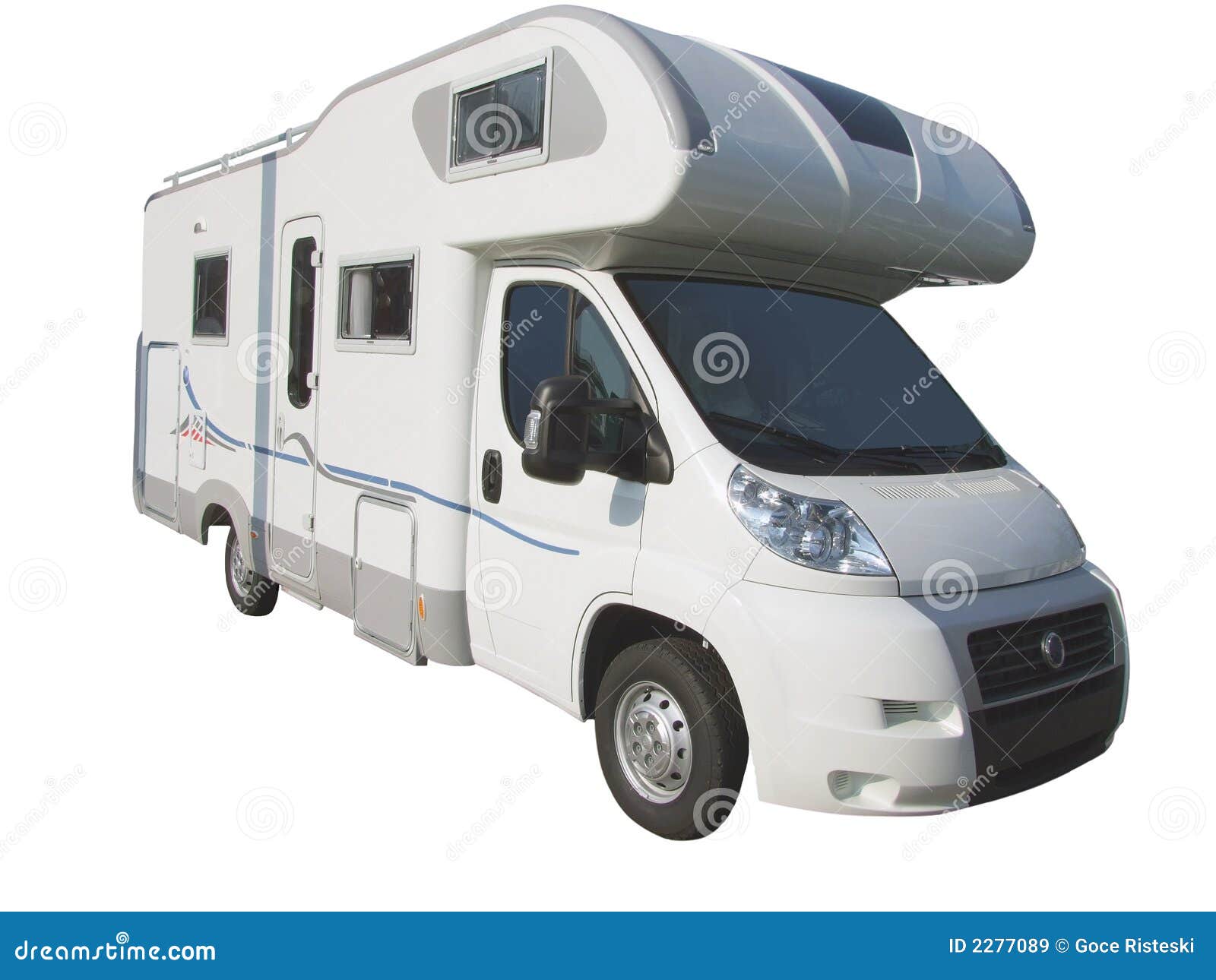 Carro de rv imagen de archivo. Imagen de acoplado, aislado - 2277089