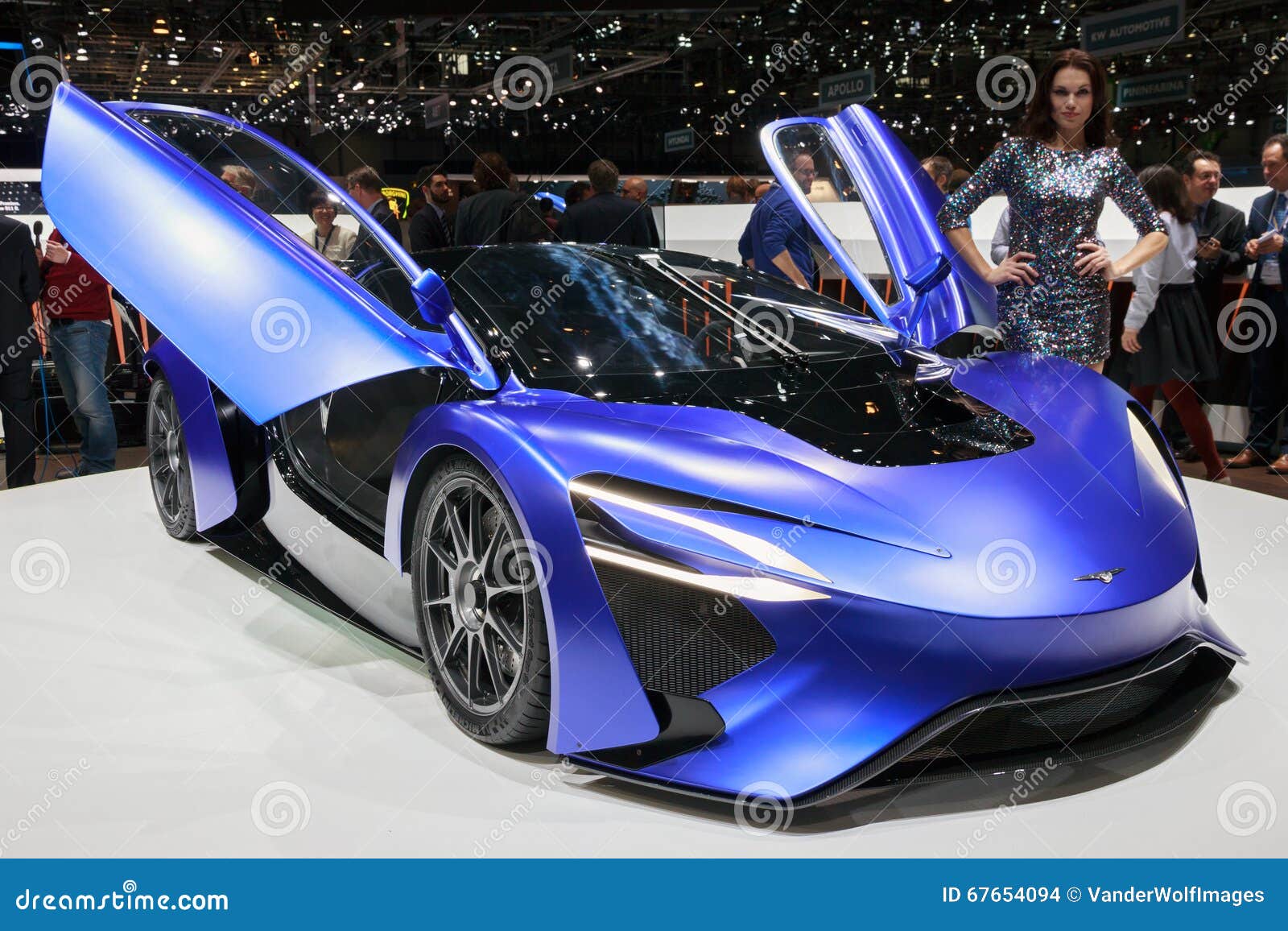 Carro De Techrules AT96 TREV Concept Imagem de Stock Editorial - Imagem ...