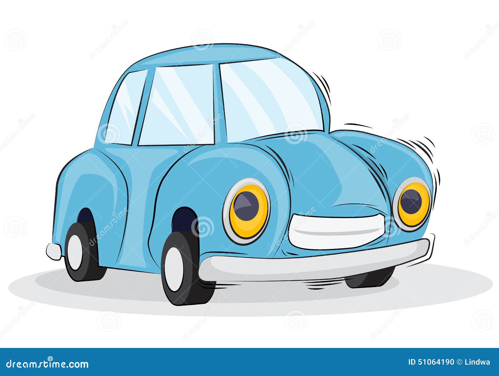 Carro Dos Desenhos Animados Ilustração do Vetor - Ilustração de carro ...