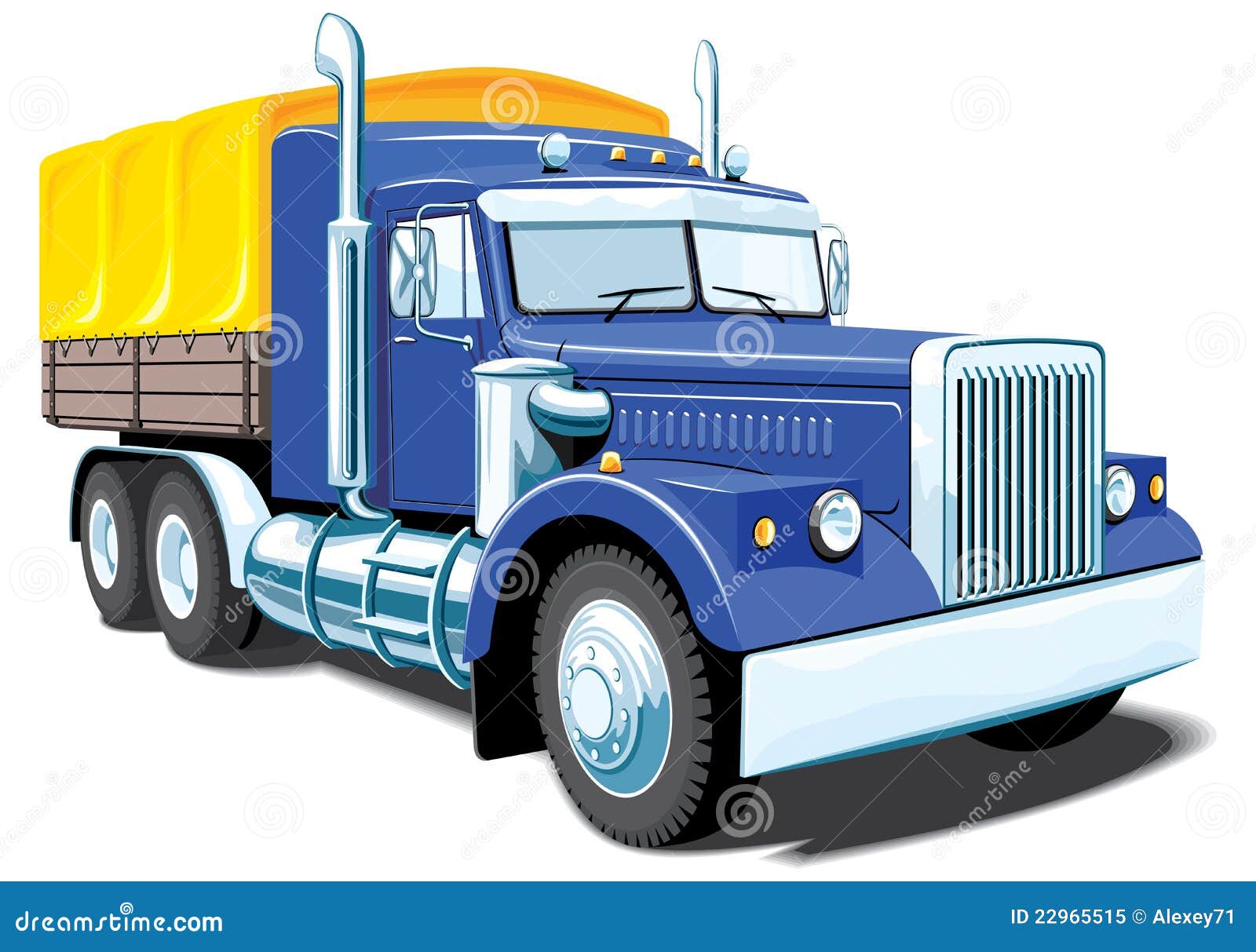 Carro pesado ilustración del vector. Ilustración de cromo - 22965515