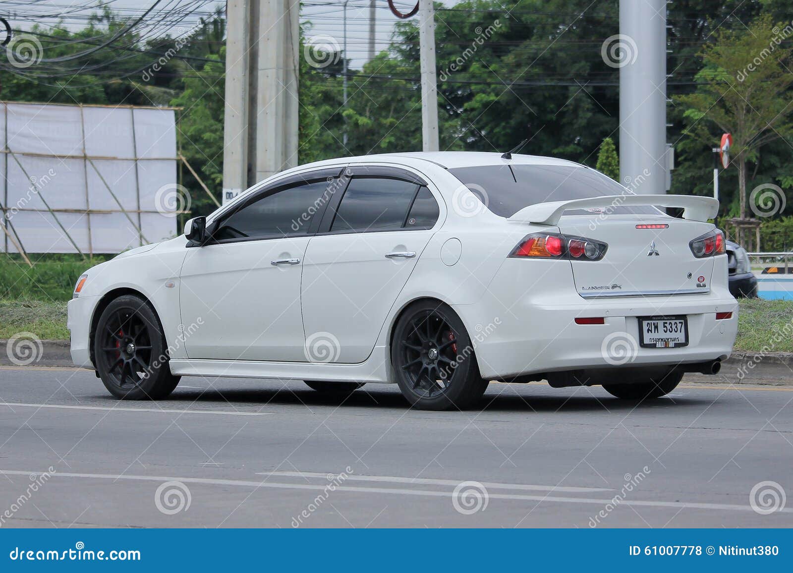 Carro Privado, Mitsubishi Lancer EX Foto de Stock Editorial - Imagem de ...