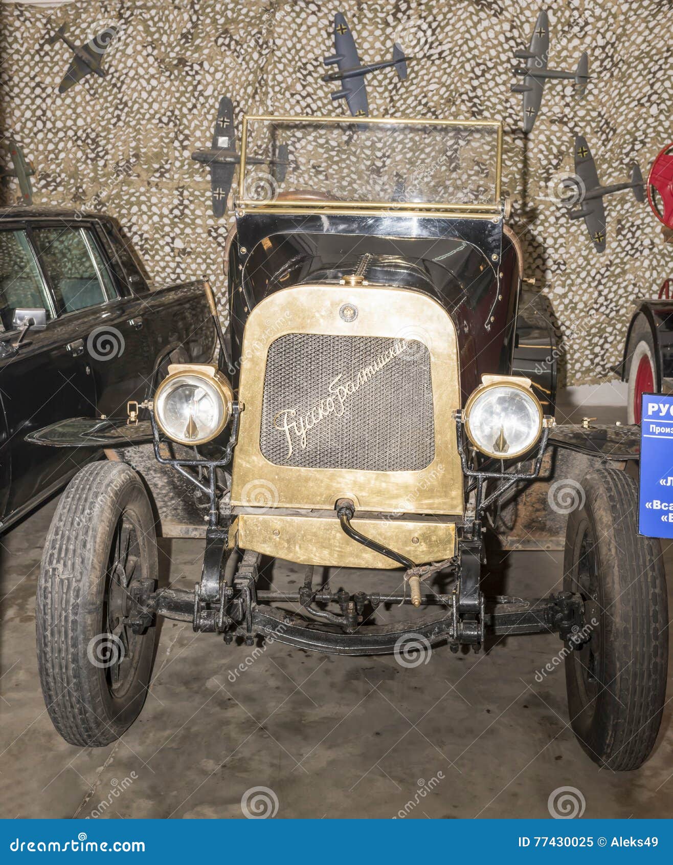 Carro Russo-Balt K12-20 (1911) Dentro Imagem Editorial - Imagem de ...